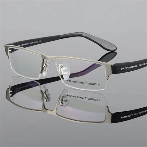 Cubojue Brand Mens Glasses Frame Tr90 Eyeglasses Men Spectacles Semi Rimless Wide Temple