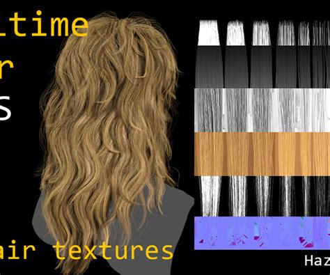 Artstation Realtime Hair Maps Resources