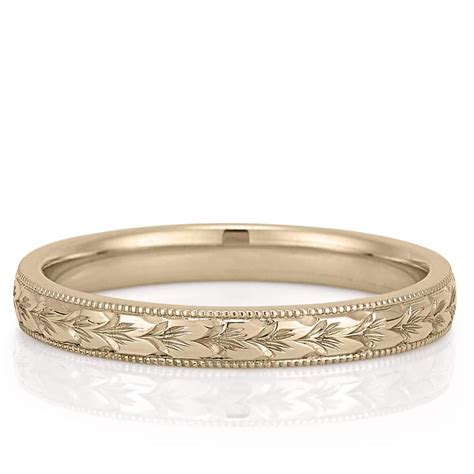 Hand Engraved Wedding Band 60 Photos