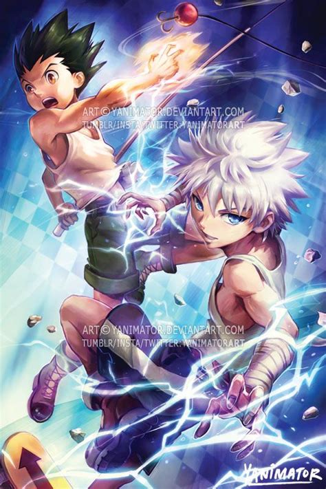 Hunter X Hunter Gon X Killua By Yanimator Hunter Anime Hunter X