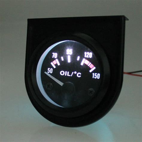 Analog Digital Electric Oil Temperature Gauge Disp Grandado