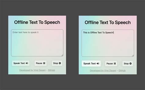 Github Virejdasaniofflinetexttospeech Extension A Browser Extension
