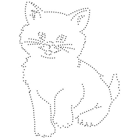 string art patterns free printable cat