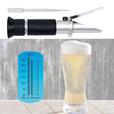 Handheld Alcohol Refractometer Suikerconcentratie Vicedeal