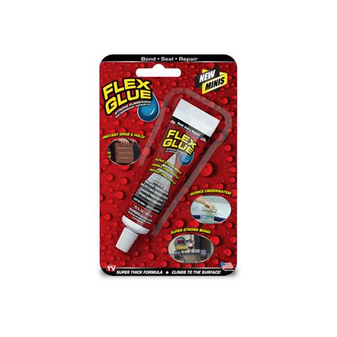 Flex Seal Flex Glue Mini White Rubberized Waterproof Adhesive Mini 075