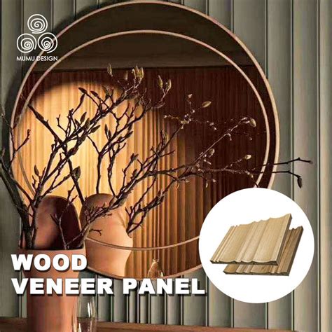 Mumu Classy Integrated Private House Mdf With Walnut Wood Veneer