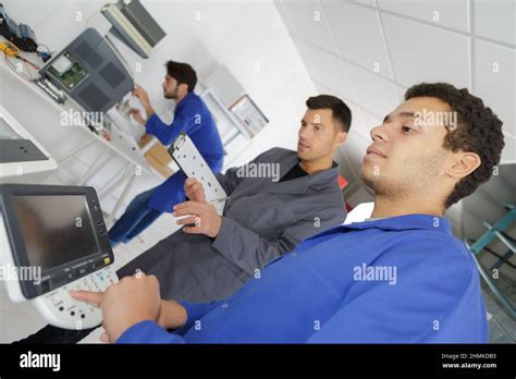 Fixing A Printer Stock Photo Alamy