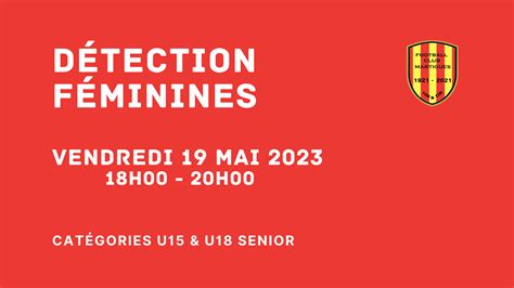 Détections Féminines Pour La Saison 2023 2024 Fc Martigues