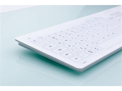 Cleankeys Glass Wireless Keyboard With Touchpad Ckp2gw Ck2102 The