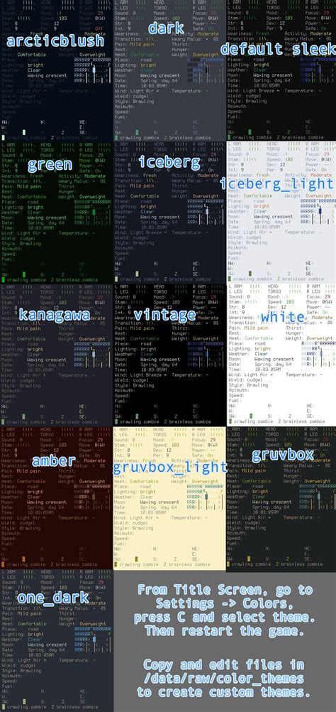 Did You Know You Can Adjust The Menutext Colors Heres A Preview Of