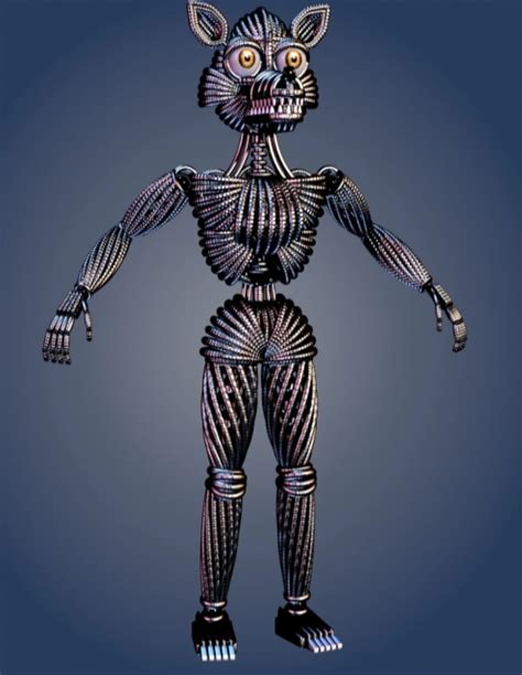 Image Funtime Foxy Endoskeleton Png Fnaf Sister Location Wikia