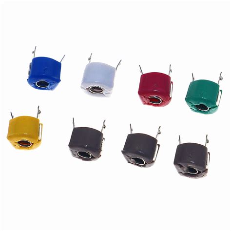 80pcsbox 6mm 5103060120p Adjustable Capacitor Variable Capacitor Kit Laserse