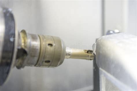 The Five Axis Computer Numerical Control Cnc Machine Stock Image