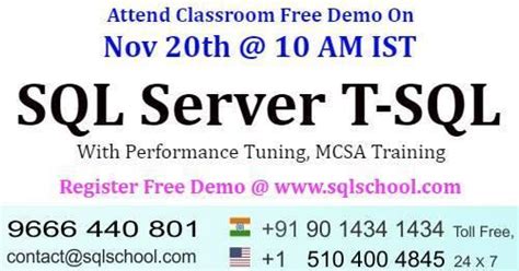 Sequelgate Technologies On Linkedin Sql Server T Sql Performance Tuning Classroom Training
