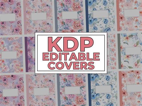 Editable Kdp Paperback Cover Template Canva