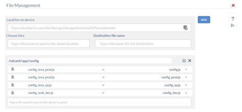 Add Directories To Content Area And Allow For File Renaming During Transfer Unified Endpoint