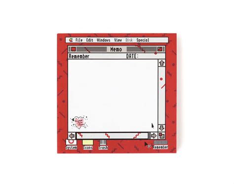 Red Notepad Red Notepads Memo Pad Stationery Etsy