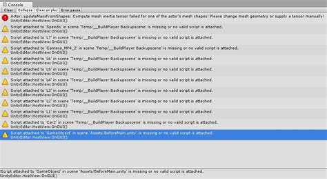 Errors With Build Please Help Unity Engine Unity Discussions