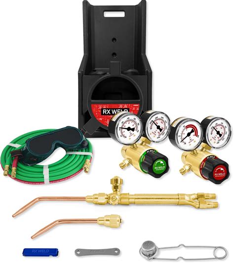 Oxy Acetylene Torch Kit Oxy Acetylene Torch Set With Gauge Oxygen Acetylene Welding