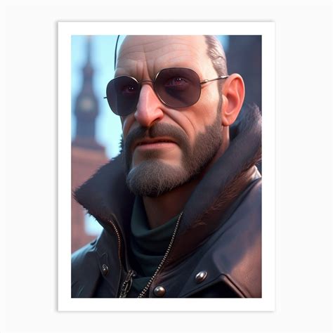 Rpg 40 A 3d Hd Cartoon Character Ian Mc Kellerman From Michael 1 Art Print By Nohacreations