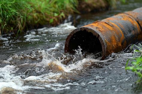 Premium Photo Pipe Submerged In Water