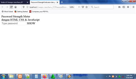 Cara Membuat Password Strength Meter Dengan Javascript Inwepo