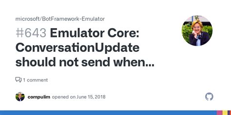 Emulator Core Conversationupdate Should Not Send When The Conversation Start But Before The