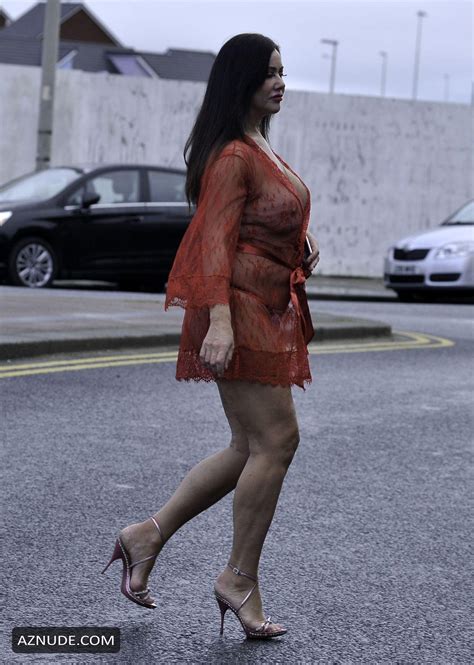 Lisa Appleton Filming An Advert In Blackpool For A Local Sex Shop Aznude