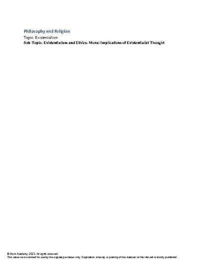 20 Prompts Existentialism Ethics Moral Implications Of Existentialist