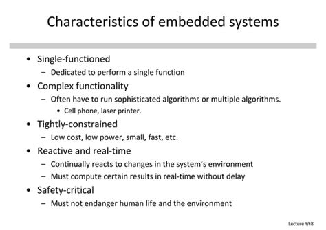 Safety Critical Embedded Systems Course Ppt