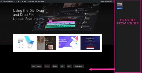 Using The Divi Drag And Drop File Upload Feature Elegant Themes Documentation