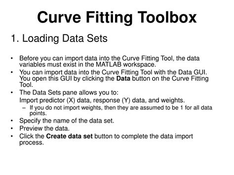 Ppt Matlab Training Session 11 Nonlinear Curve Fitting Powerpoint