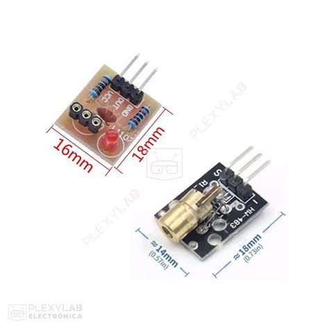 kit módulo emisor láser ky 008 y recepto láser is0203 para arduino