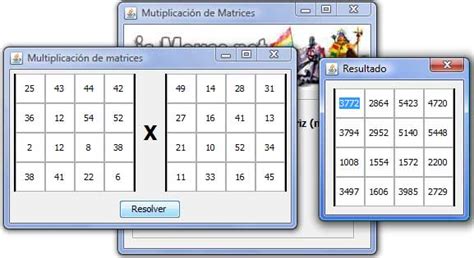 Multiplicación De Matrices Jc