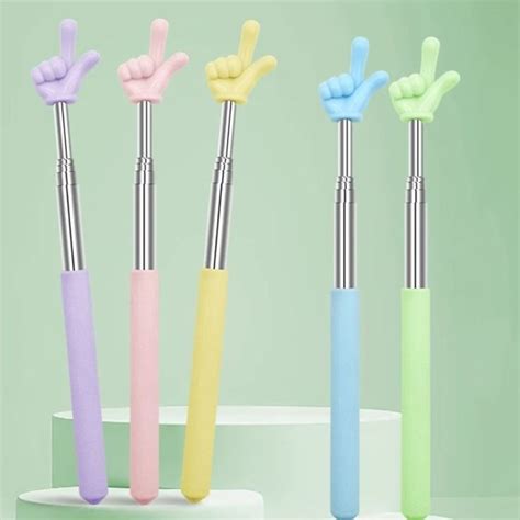 High Quality Stainless Steel Teaching Pointer Telescopic Rod Finger