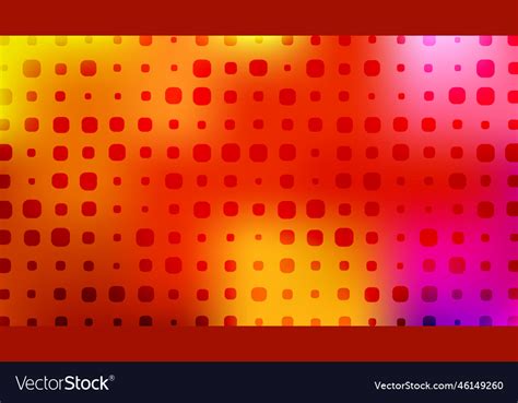 Colorful Halftone Square Background Modern Vector Image
