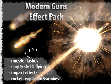 Modern Gun Effect Pack Vfx Particles Unity Asset Store