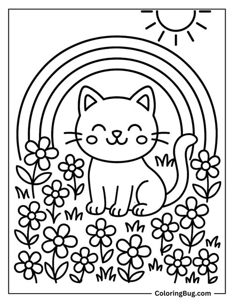 60 Cat Coloring Pages Free Printable Pdfs