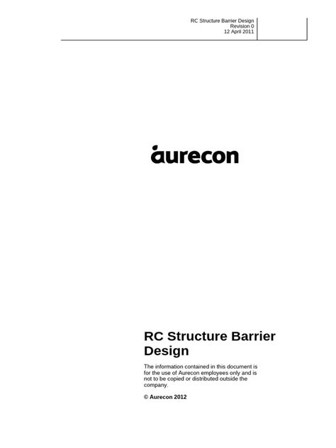 Aashto Based Rc Barrier Design Guide Pdf Bending Beam Structure