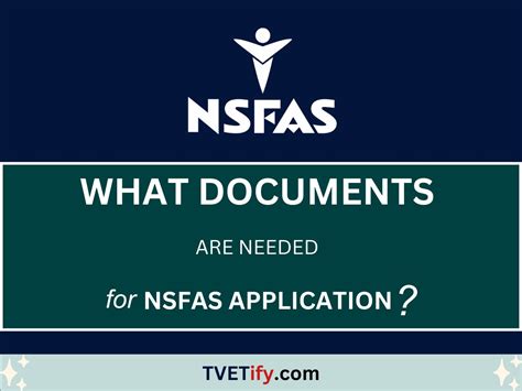 Documents Needed To Apply For Nsfas 2025 Tvetify