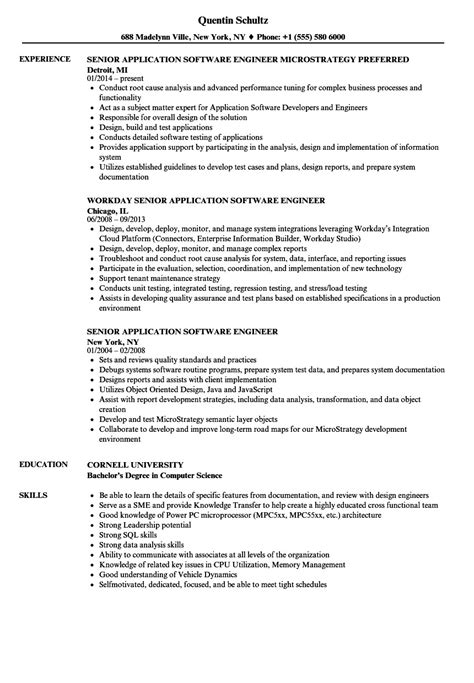 Java Microservices Sample Resume Senior Application Software Engineer