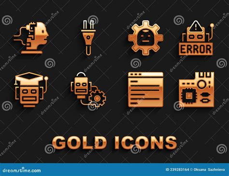 Set Robot Setting Error Robot Motherboard Digital Chip Computer Api