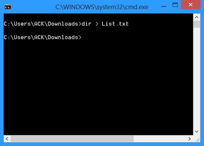How To Print List Of Files In A Folder In Windows