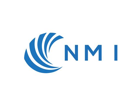 Nmi Letter Logo Design On White Background Nmi Creative Circle Letter