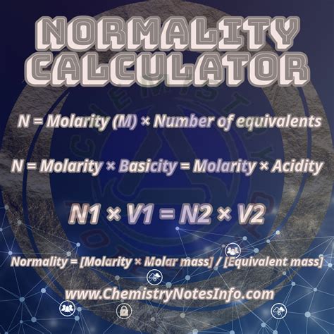 Normality Calculator