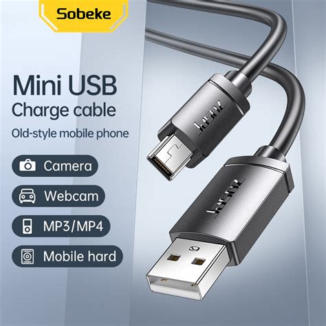 Jual Sobeke Kabel Data Mini Usb 20 Kamera Usb 20 To Mini Usb Charger