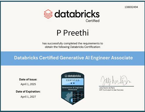 genai databricks aiengineering preethi palani 12 comments