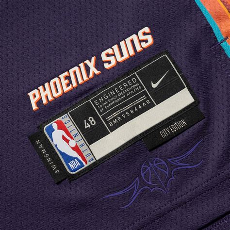 Devin Booker Phoenix Suns 2024 City Edition Swingman Jersey Purple Throwback