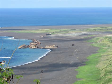 Iwo Jima Beach Top Of Mt Suribachi Overlooking The Beach Picture Of