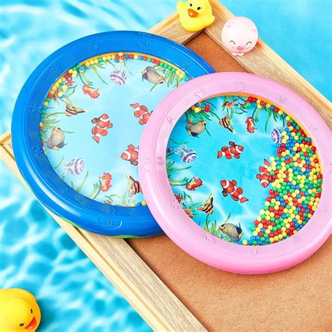 2 Pcs Ocean Drum Wave Bead Ocean Sound Drum Gentle Sea